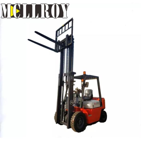 Quality Four Wheel Diesel Powered Forklift 2 Ton Multifunctional For Industrial for sale