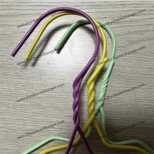 Quality Disposable Plastic Covered Wire Hangers 16 Inch 1.9mm Hanger Diameter for sale