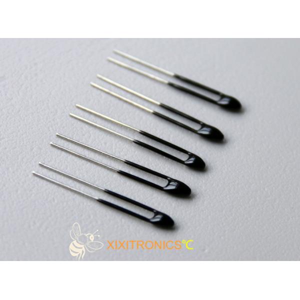 Quality 10K, 50K, 100K, 200K,1M, 2M Extended Upper Leads Epoxy Coated NTC Thermistor for sale