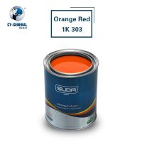Quality Orange Red 1K Basecoat Acrylic Automotive Clear Coat for sale