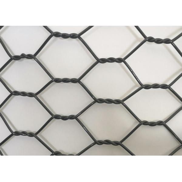 Quality 50mm* 60mm Twist Hexagonal Gabion Wire Netting Polyester OEM for sale
