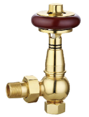 Quality Wax Sensor Classic Trv Traditional Radiator Valves 15mmx1/2'' For Copper Pipe for sale