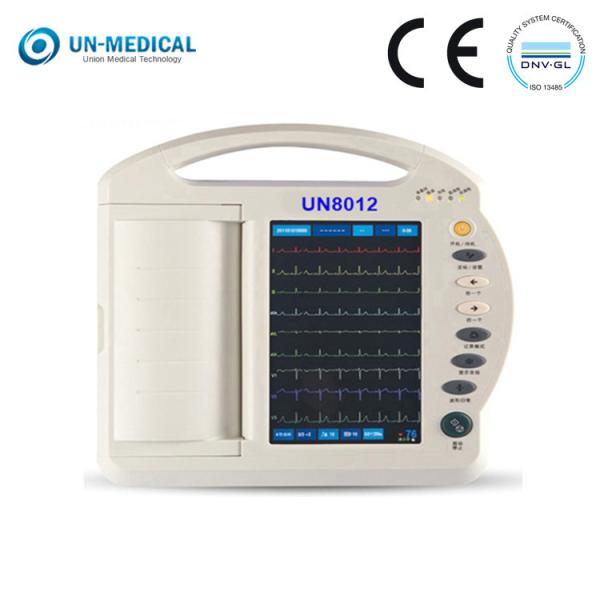 Quality Best Hospital-grade 10 Inch 12 Lead ECG Machine Cost Lower UN8012 with Thermal Recorder for sale
