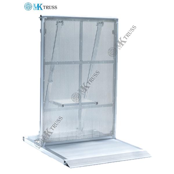 Quality 6061-T6 Aluminum Concert Stage Barrier 1.27m*1.0m*1.2m Unit Size for sale