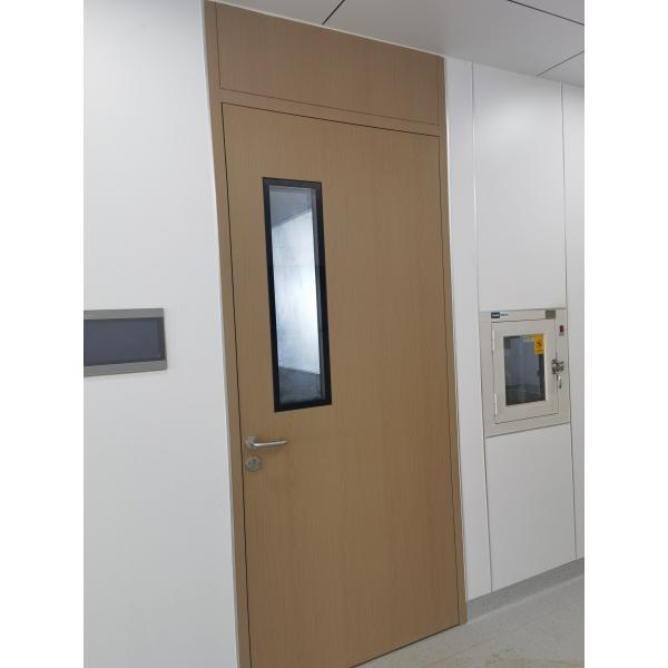 Quality Wooden Grain Steel Single Door For Hotel School Hospital Apartment for sale