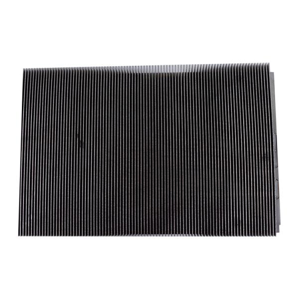 Quality Customizable Aluminum Heatsink With Black Anodizing And Adjustable Fin Height for sale