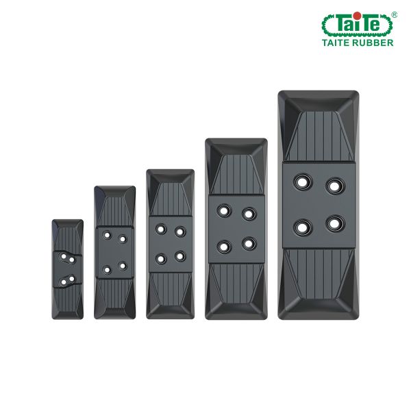 Quality Light Weight Excavator Rubber Pads Special Designed Rubber Formula Durable for sale
