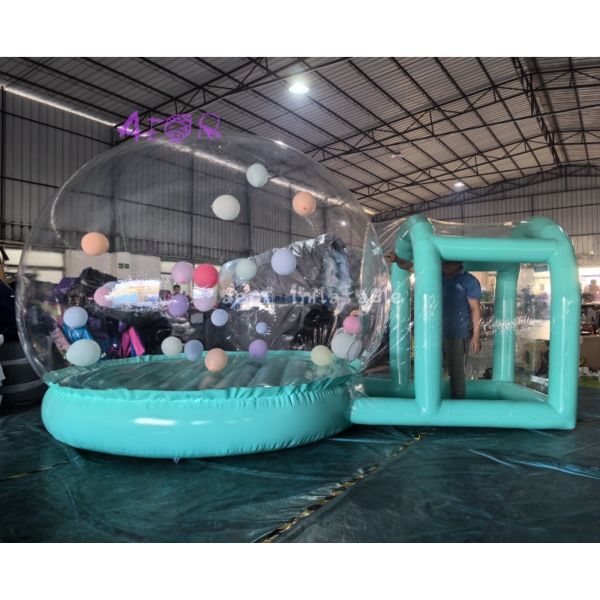 Quality Custom Color Inflatable Dome Tent PVC Globe Inflatable Bubble House For Wedding Party for sale