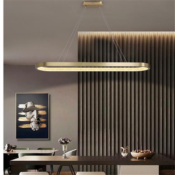 Quality LED Aluminum+Acrylic hanging Golden sand Modern simple Pendant Light for sale