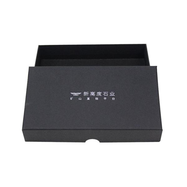 Quality OEM Cardboard Packaging Box , Rigid Set Up Gift Boxes UV Coating Black for sale