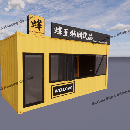 Quality Modern Readymade House Container Easy Assembly Relocation Tiny Shop Container for sale