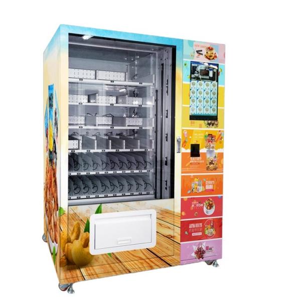 Quality 337 Capacity Beverage Vending Machine Elevator Hot And Cool Direct Push Slot for sale