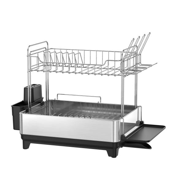 Quality Rectangle Stainless Steel Detachable Dish Rack For Organizing for sale