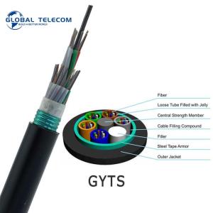 Quality 4 Core Outdoor Fiber Optic Cable Air Aerial G652d Fiber Cable 24 core for sale