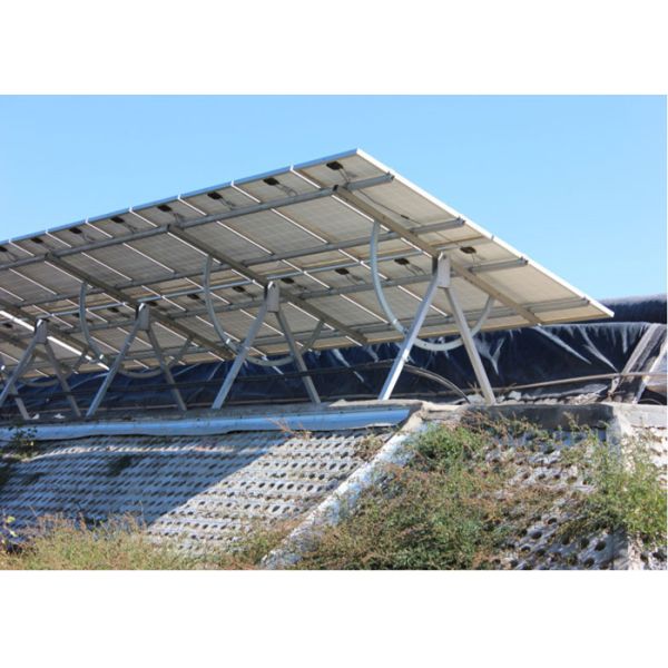 Adjustable Tilt Solar Panel Rail Mounting System , PV Solar Mounting ...