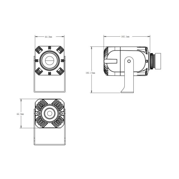 Quality 20W LED Projector Light Outdoor Projector Light IP67 For Moving Forklift Safety for sale