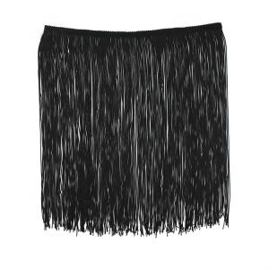 Quality Bag Black 42mm Hawaiian Tassel Fringe Trim for sale