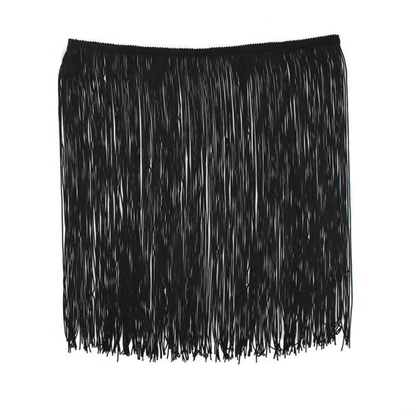Quality Bag Black 42mm Hawaiian Tassel Fringe Trim for sale