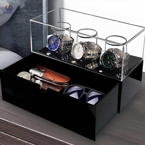 Quality High Hardness Acrylic Cosmetic Storage Box For Space Saving And Organized for sale