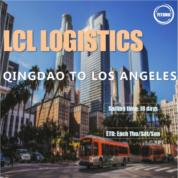 Quality NVOCC Global LCL International Shipping Service From Qingdao to Los Angeles for sale