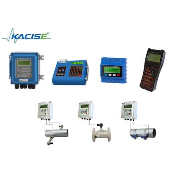 Quality Panel Mounted Remote Display Ultrasonic Flow Meter With Double Power Supply for sale