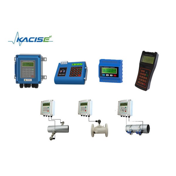 Quality Wall Type Rail Mount Ultrasonic Flow Sensor with RS485 Communication and Remote for sale
