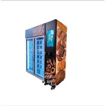 Quality Bread Cooling Locker Vending Machine With 22 Inch Screen And Card Reader for sale