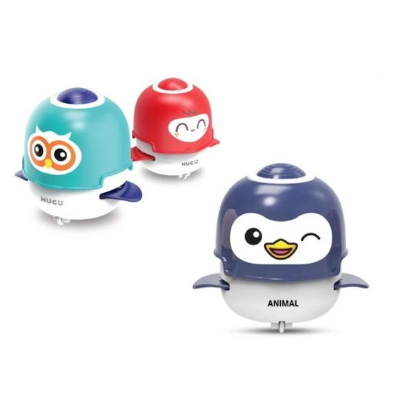 Quality Wholesale Baby Early Education Cute Can Chew Soft Glue Mini Press Penguin for sale