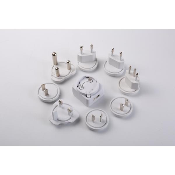 Quality 6W Interchangeable Plug Power Adapter 5V 1A 5V 1.2A 6V 1A 12V 0.5A for sale