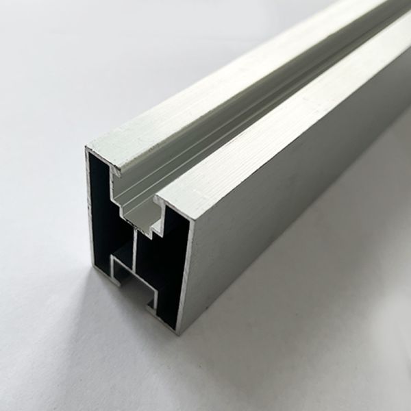 Quality Aluminum Photovoltaic Installation Guide Rail Silver Vertical Solar Mounting Rails for sale