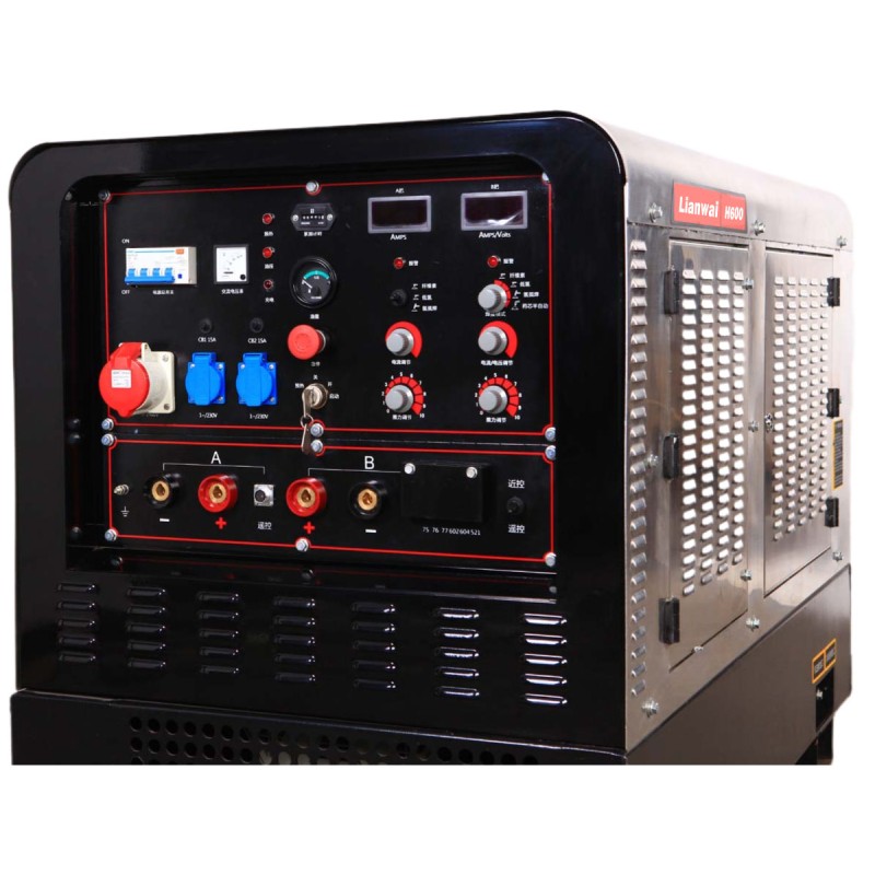 WD600 Pipeline Welder Generator front view