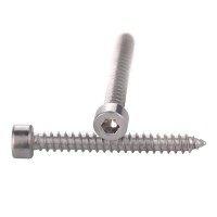 Quality Cylindrical Head Hex Slot Self tapping screws for sale