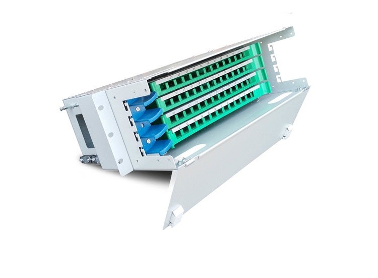 Quality 48 Core FC 1U 19 Rack Mount Enclosure ODF Distribution Frame for sale