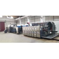 Quality Toprint Flexo Folder Gluer 150kw Corrugated Carton Box Making Machine for sale
