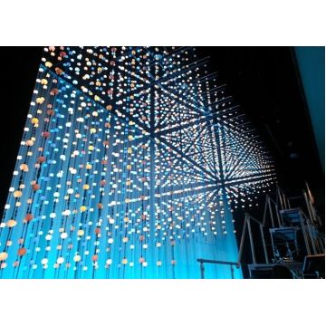 Quality 3D Ball Led Stage Light Color Changing DMX Stage Kinetic Lighting Dmx 512 for sale