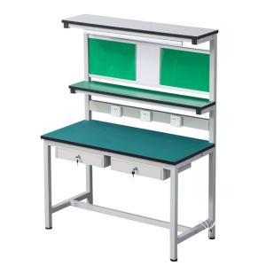 Quality Anti-Static Workbench 120x60x160cm Green ESD Work Table for sale