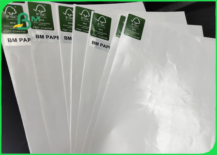70g + 20g Woodfree Offest Paper PE Coated Greaseproof And Waterproof In Sheets