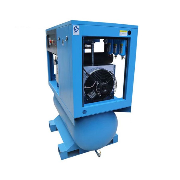 Quality Rotary Screw Laser Cutting Air Compressor Fixed Frequency Screw Compressor With Dryer for sale