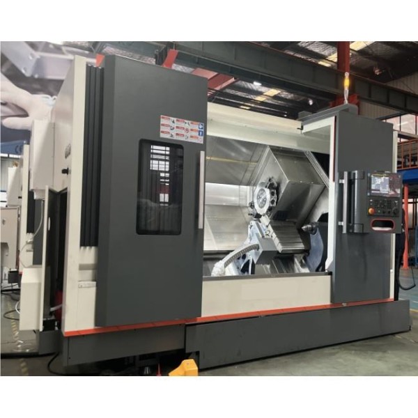 Quality Slant Bed CNC Lathe With Driven Tools TCK50M-1500 Delivers Heavy-Duty Performance For 1400mm Long Part Machining for sale
