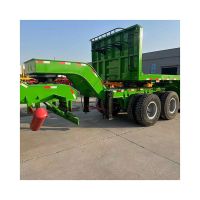 Quality 13T 16T 20T Axle Flatbed Semi Trailer for Container and Bulk Cargo Transportatio for sale