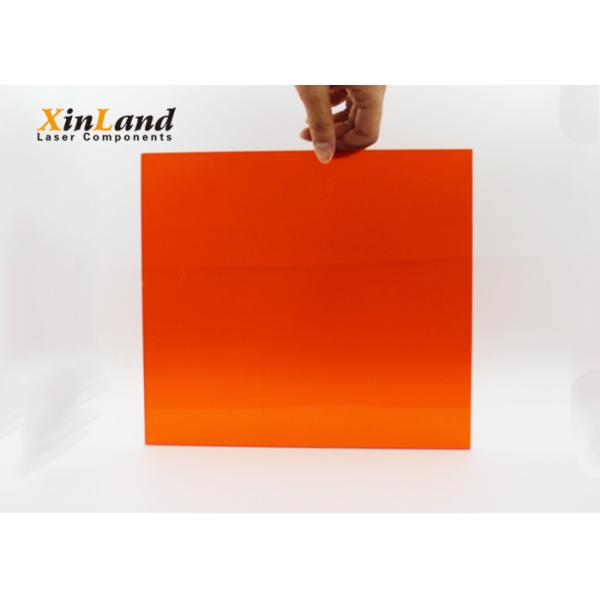 Quality High Optical Density Laser Safety Plastic Sheet Laser Protection Window VLT 15% for sale