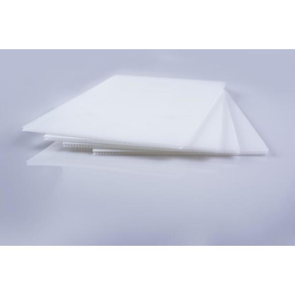 Quality White Plastic Corrugated Plastic Sheets 4x8 Shakeproof PP Hollow Corrugated Plastic Board for sale