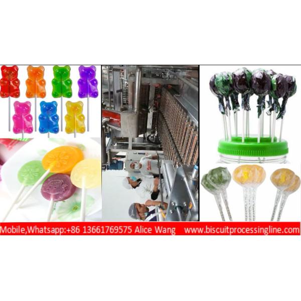 Quality PD150 Professional Hard Candy Lollipop Production Line 150KG Per Hour Automatic for sale