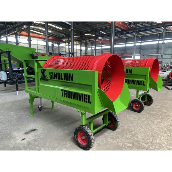 Quality Less than 300mm Feeding Size Mobile Trommel Screen for Tromel Compost Aggregate for sale