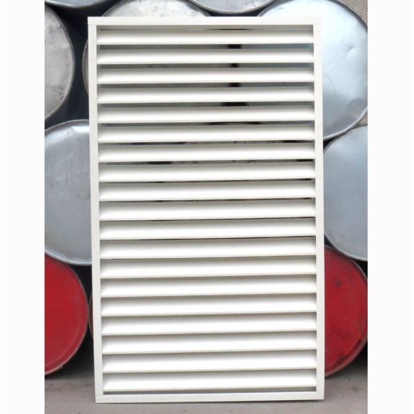 Quality 1m to 11.6m Length Chemical Plant Fixed Air Ventilation Window Blind with Support Bar for sale