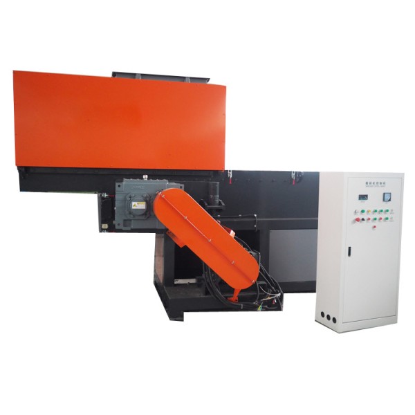 Quality Movable D2 Plastic Shredder Machine 3000kg Single Shaft Shredder Hopper for sale