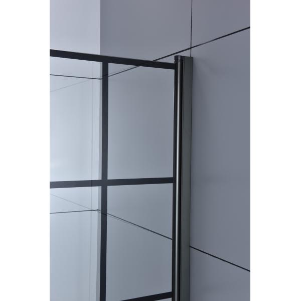 Quality Aluminum Frame Bathroom Shower Sliding Glass Doors 6mm for sale