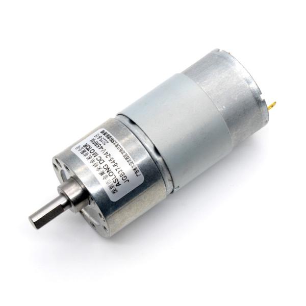 Quality JGB37-545 Micro Metal Gear Motor 12V 24V 35rpm Low Rpm Dc Motors for sale
