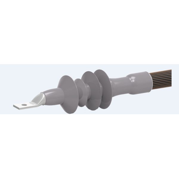 Quality UV Resistant Cold Shrink Termination Kit Silicone Rubber 15KV Gray for sale