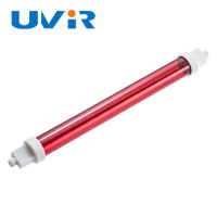Quality Ruby Quartz Infrared Heating Lamp 1500mm R7ST Base for sale